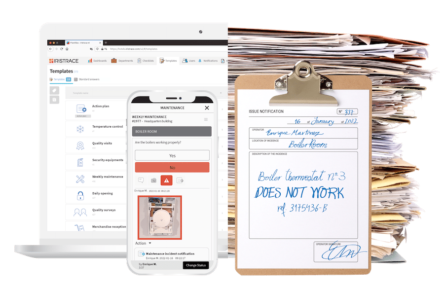 Iristrace - The no-code audit, checklist & inspection software.